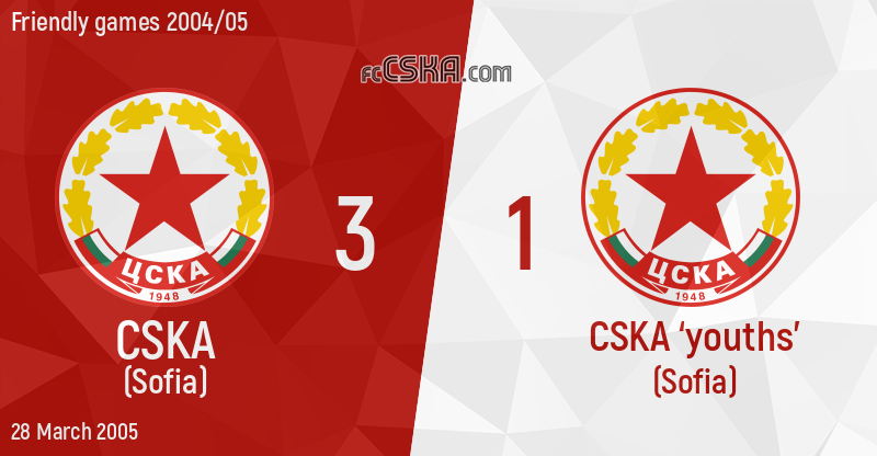 CSKA (Sofia) - CSKA II (Sofia) 3:1 28 March 2005 — fcCSKA.com a CSKA ...